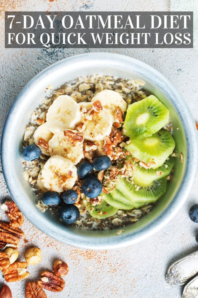 7-Day Oatmeal Weight Loss Plan: Your Meal Guide - CosmoGlamor
