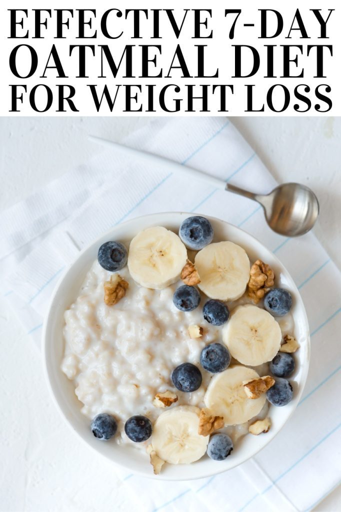 7-Day Oatmeal Weight Loss Plan: Your Meal Guide - CosmoGlamor