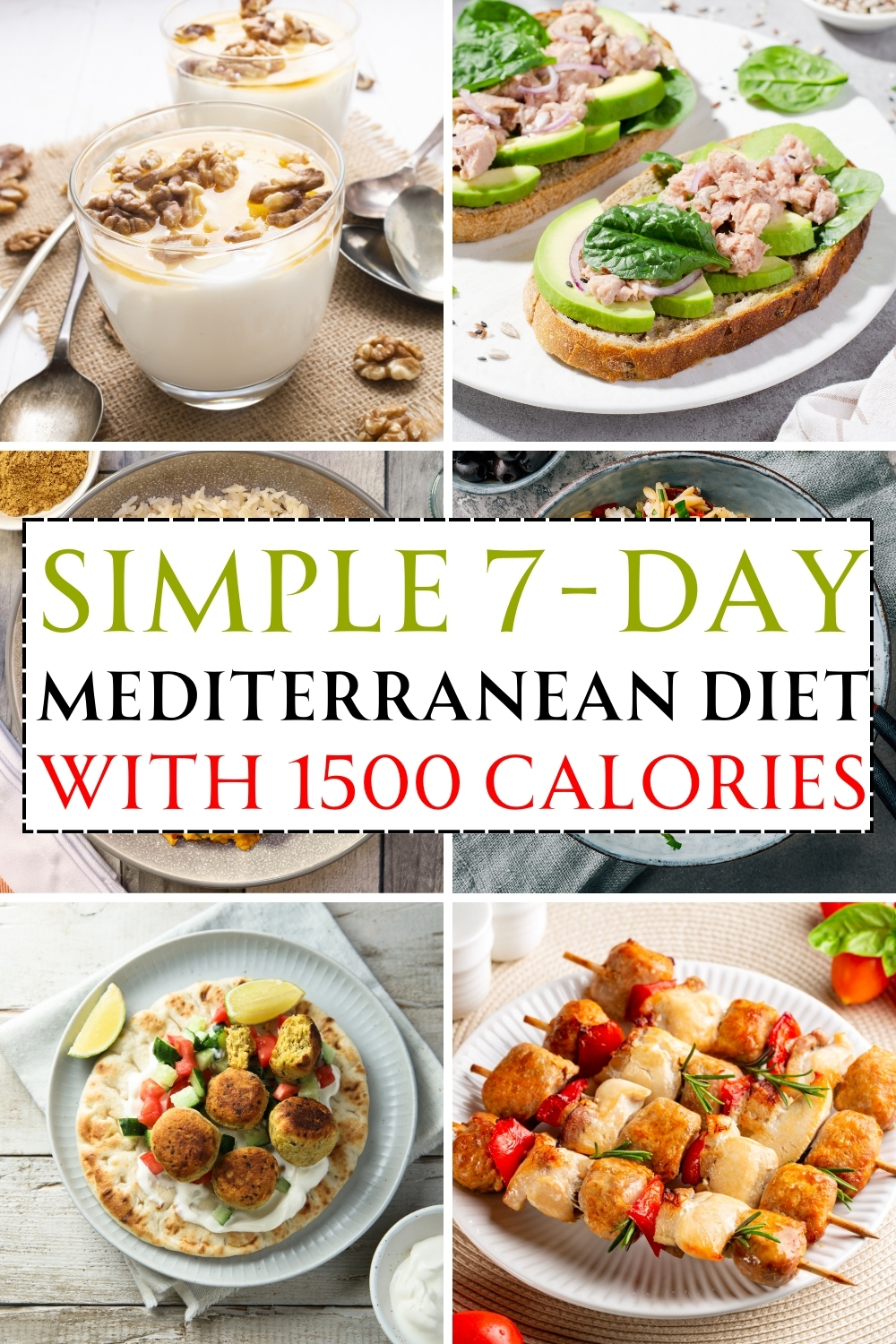 Mediterranean Diet 1500 Calorie Meal Plan: Your 7-Day Guide to ...
