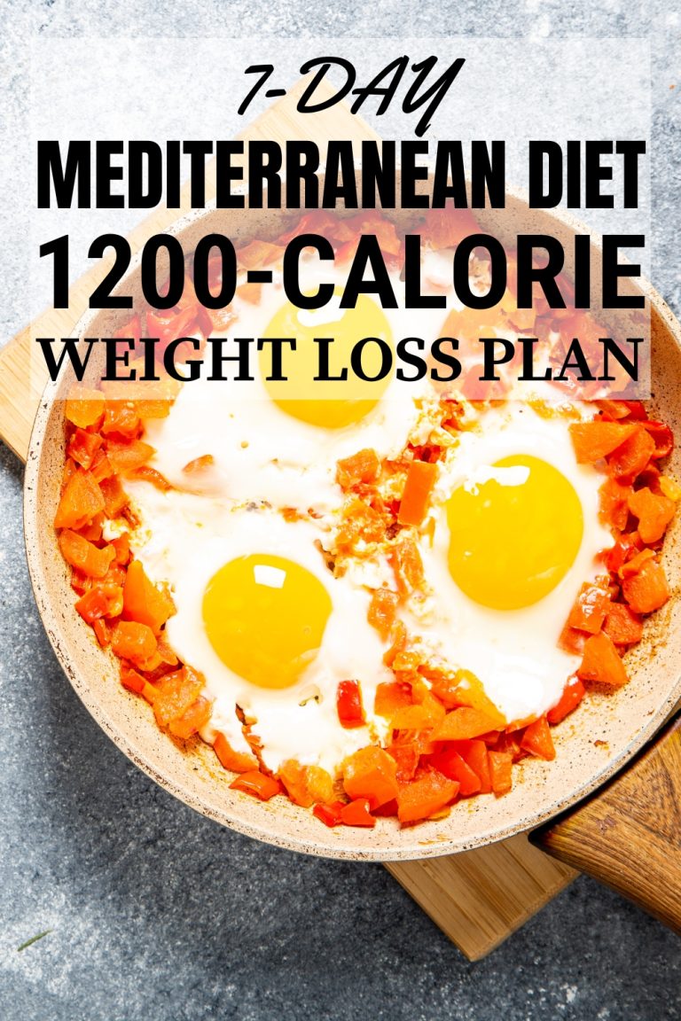 Mediterranean Diet Weight Loss Meal Plan: The "Non-Starvation" 7-Day ...
